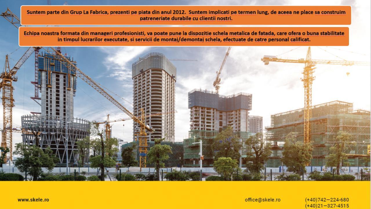 SCHELA METALICA. SCHELA. SCHELA DE FATADA - Constructii, Amenajari ...