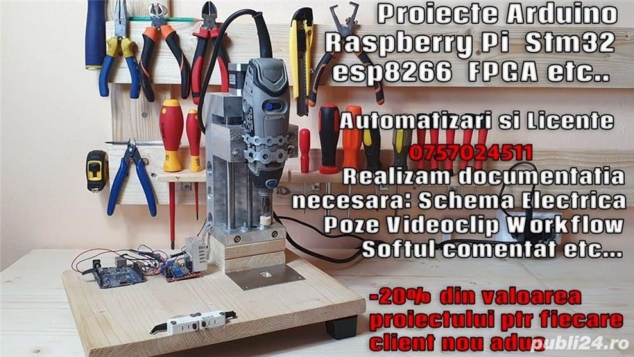 Proiecte Licenta Arduino Lucrari Facultate Robotica Mecatronica Etti Informatica Inginerie